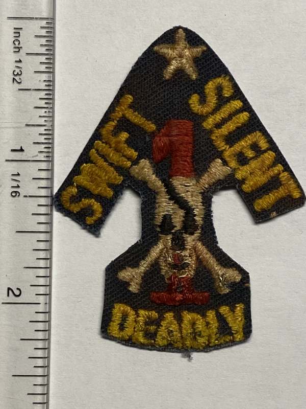 USMC, 1st Reconnaissance Battalion, Silent, Swift, Deadly, Patch ...