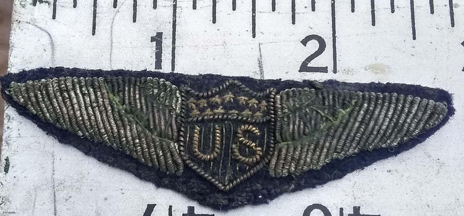 WWI Bullion Wings - WING BADGES - U.S. Militaria Forum
