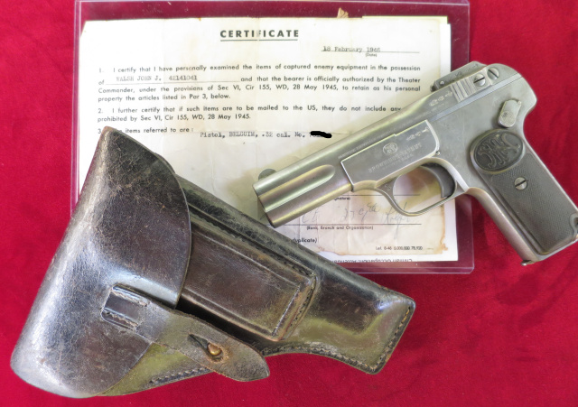 FN Browning M1900 Bring Back - SPOILS OF WAR - U.S. Militaria Forum