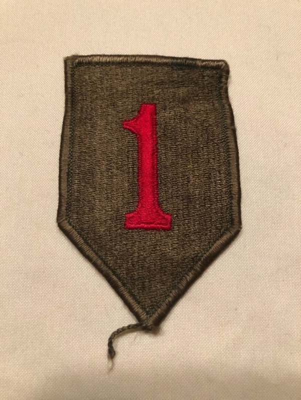 1st Infantry Division patch. Era unknown. - ARMY AND USAAF - U.S ...