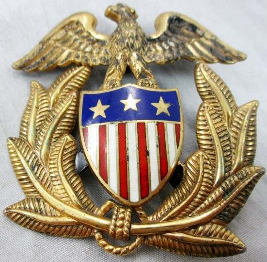 Unknown possibly USMS officer cap badge - NAVY, MARINE CORPS, COAST ...