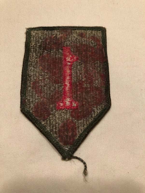 1st Infantry Division patch. Era unknown. - ARMY AND USAAF - U.S ...