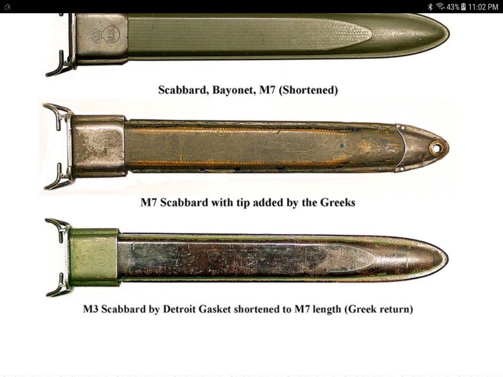 M7 Scabbard by Detroit Gasket? - EDGED WEAPONS - U.S. Militaria Forum
