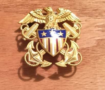 Unknown possibly USMS officer cap badge - NAVY, MARINE CORPS, COAST ...