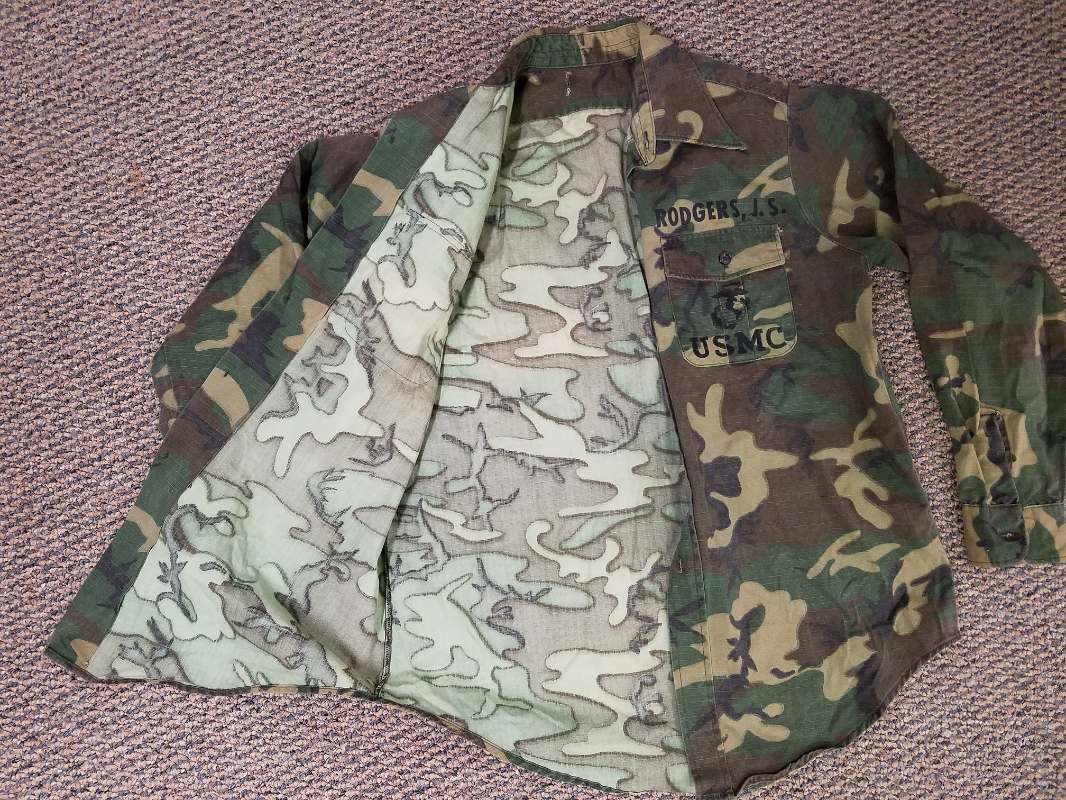 USMC 1st Recon BN tailor made ERDL shirt - CAMOUFLAGE UNIFORMS - U.S ...