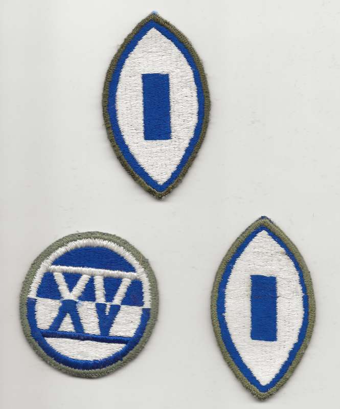 Rare 1st Design XV corps - ARMY AND USAAF - U.S. Militaria Forum