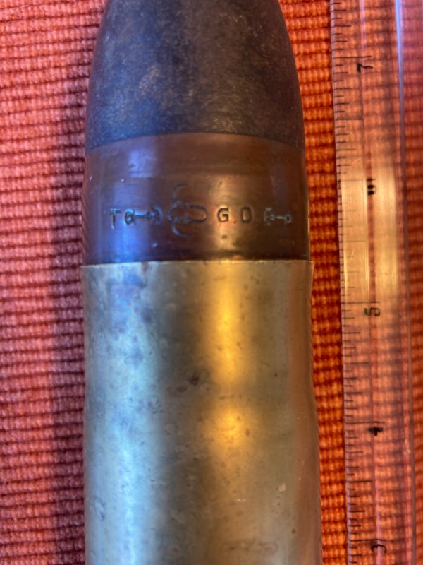 US NAVY 1 Pounder Shell - FIREARMS - U.S. Militaria Forum