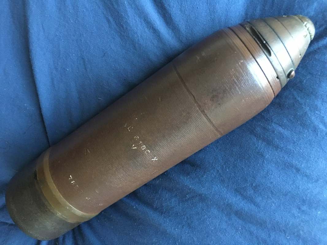WW1 75mm Shrapnel Shell w/ lead balls. - ORDNANCE - U.S. Militaria Forum