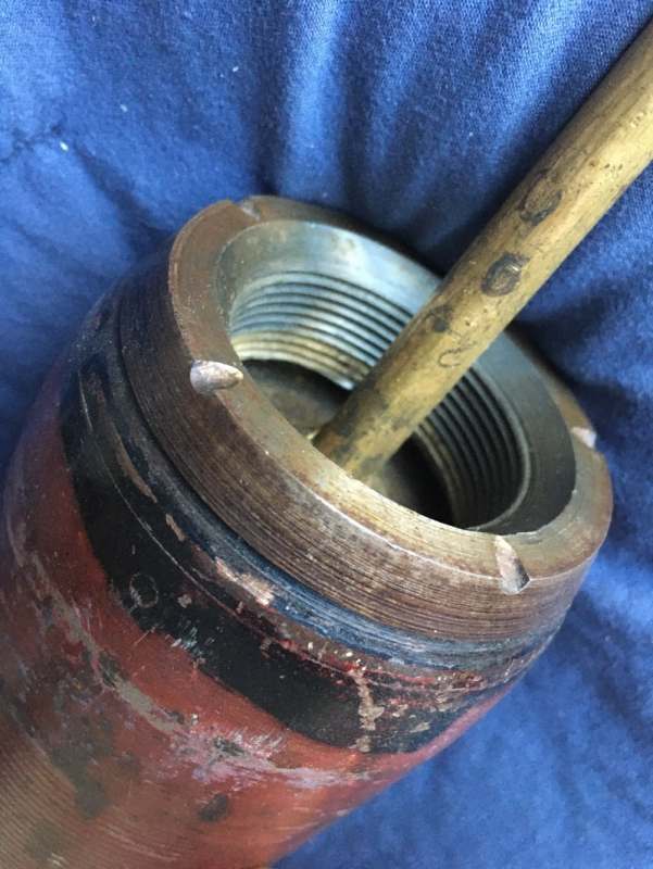 WW1 75mm Shrapnel Shell w/ lead balls. - ORDNANCE - U.S. Militaria Forum