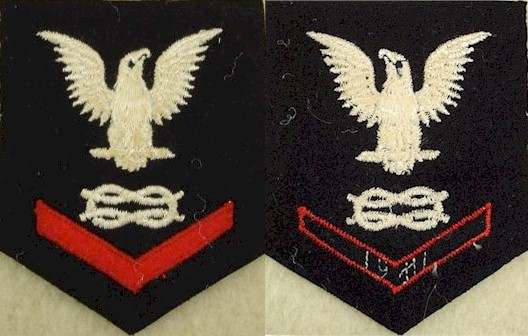 Reviewing John Stacey's Rating Badges for Apprentice Petty Officers ...