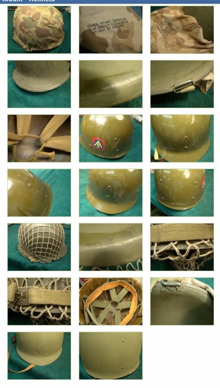 Steel pot helmet pics for a buddy. - M-1; M-1C & M-2 HELMETS - U.S ...