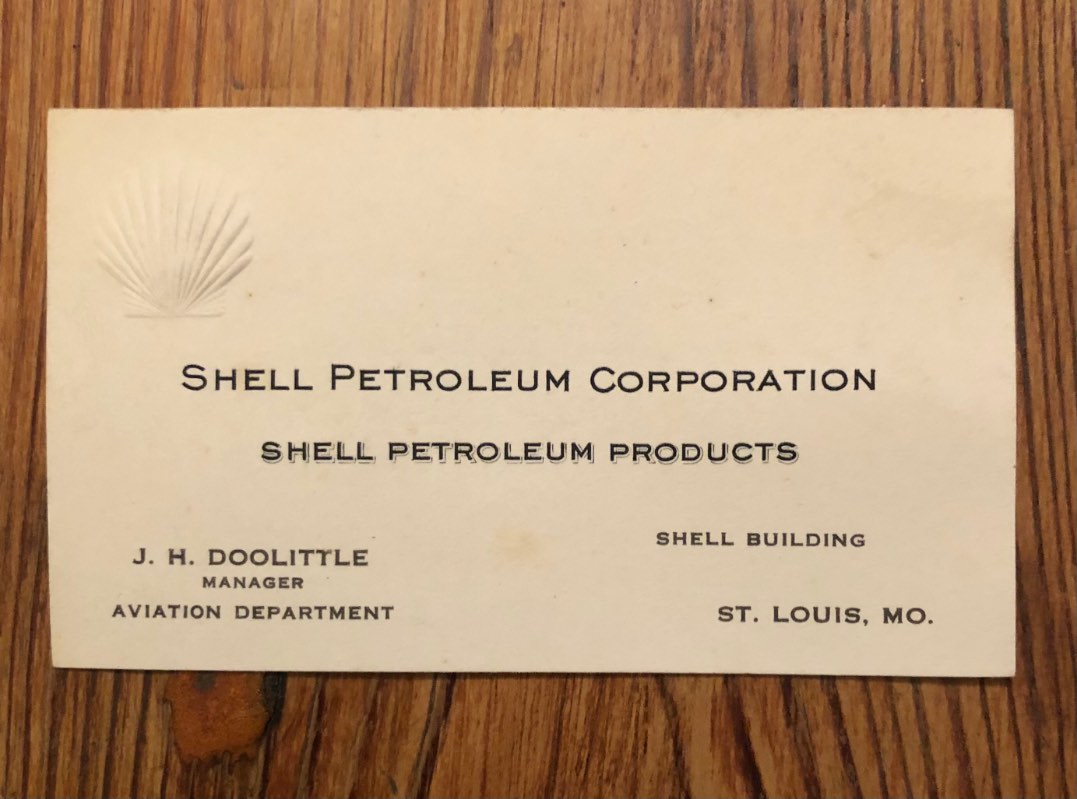 Jimmy Doolittle business card - EPHEMERA, PHOTOGRAPHS & MILITARY ...