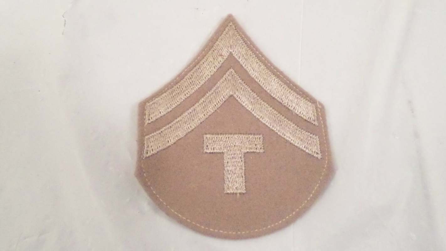 Odd Looking WWII Wool Tech 4 Rank. - ARMY (INCLUDING USAAC/AAF) - U.S ...