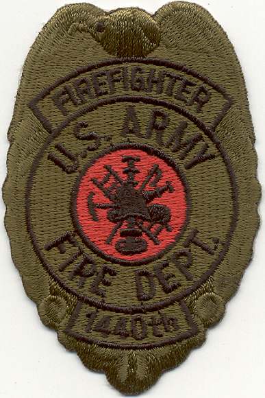 Military Firefighter Badges