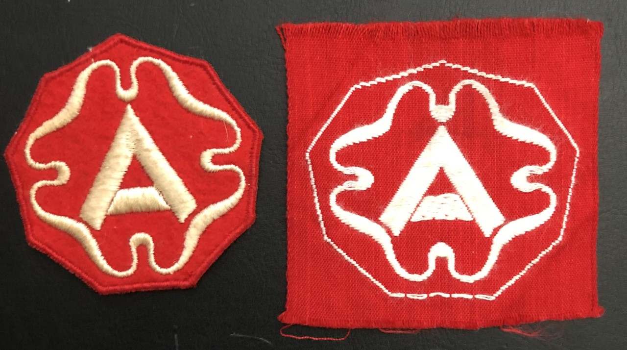 Theater made Ninth US Army patch - ARMY AND USAAF - U.S. Militaria Forum