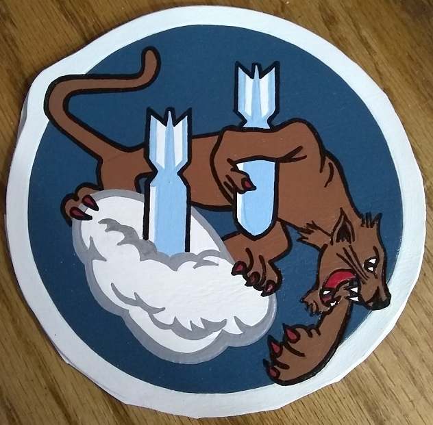 Leather 489th Bombardment Squadron patch I made for vet's relative ...