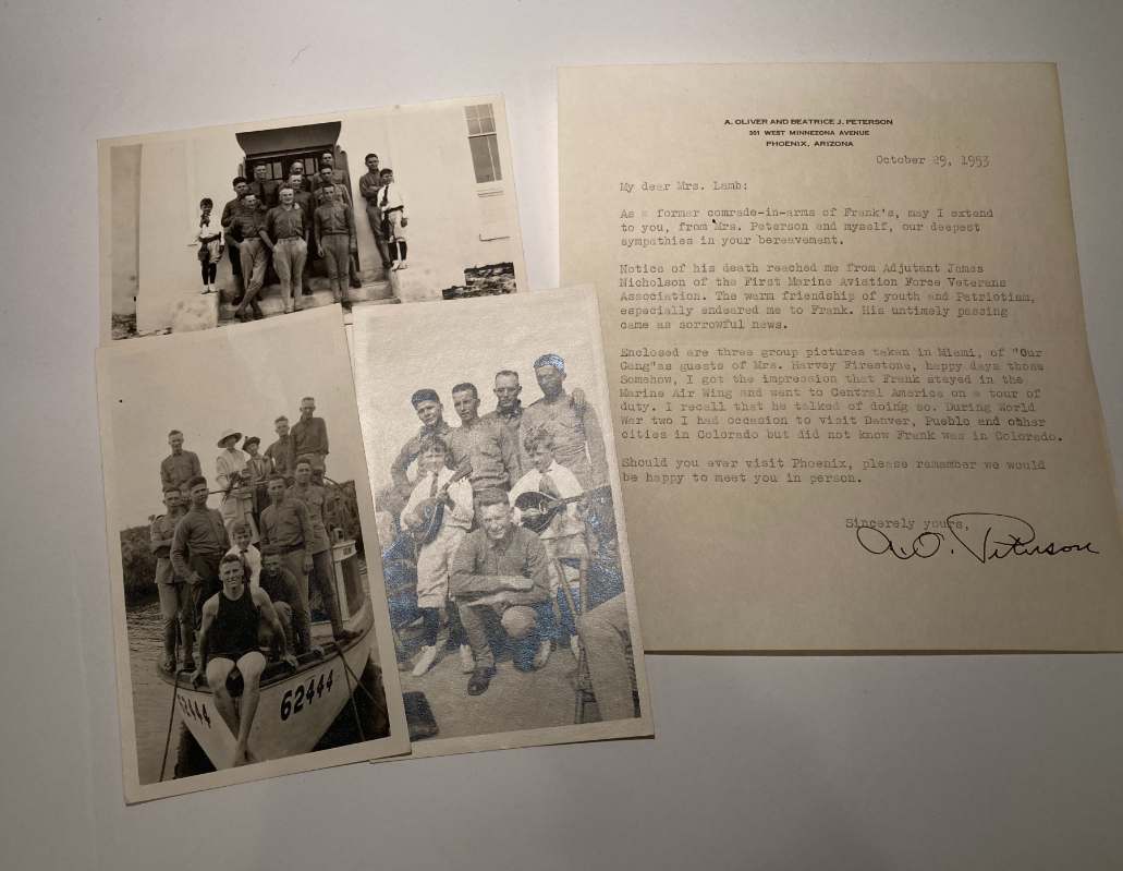 Frank I. Lamb, Marine Aviator in Haiti, 1919 - GROUPINGS PAGE - U.S ...