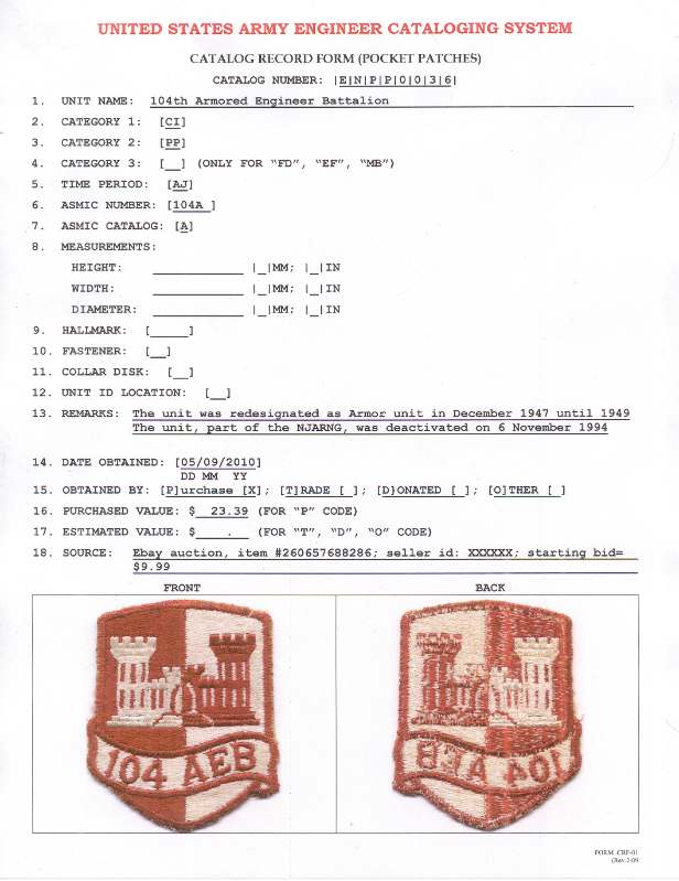 Documenting Your Collection - PRESERVATION - U.S. Militaria Forum