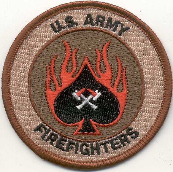 Military Firefighter Badges