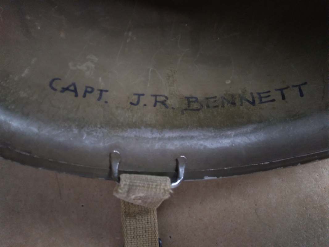 M1 Helmet: Sergeant on the outside, captain on the inside - I need your ...