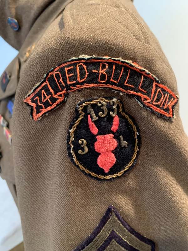 A years worth of 34th Division patches, and I didn't get them all ...