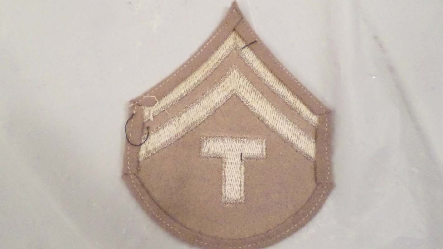 Odd Looking WWII Wool Tech 4 Rank. - ARMY (INCLUDING USAAC/AAF) - U.S ...