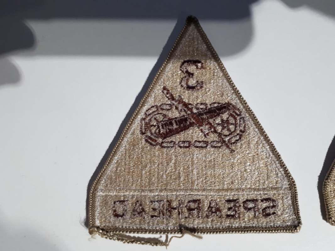 Need help identifying backing and possible Theatre-made desert patches ...