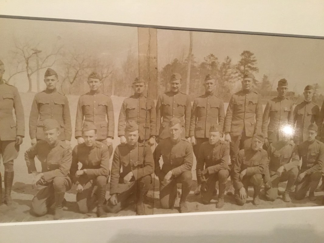 WW1 Tank Brigade Colonel George S Patton with officers yardlong ...