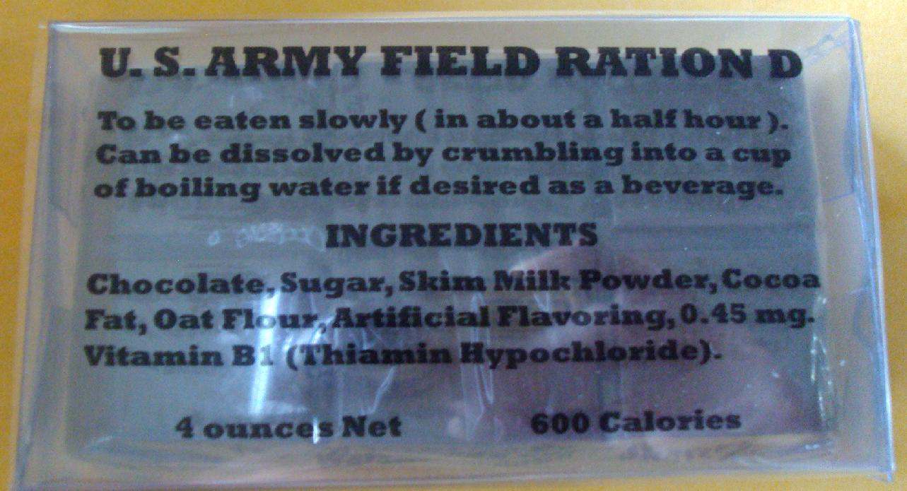 How I made a WWII D Ration Unit Perfectly Clear!! - FIELD & PERSONAL ...
