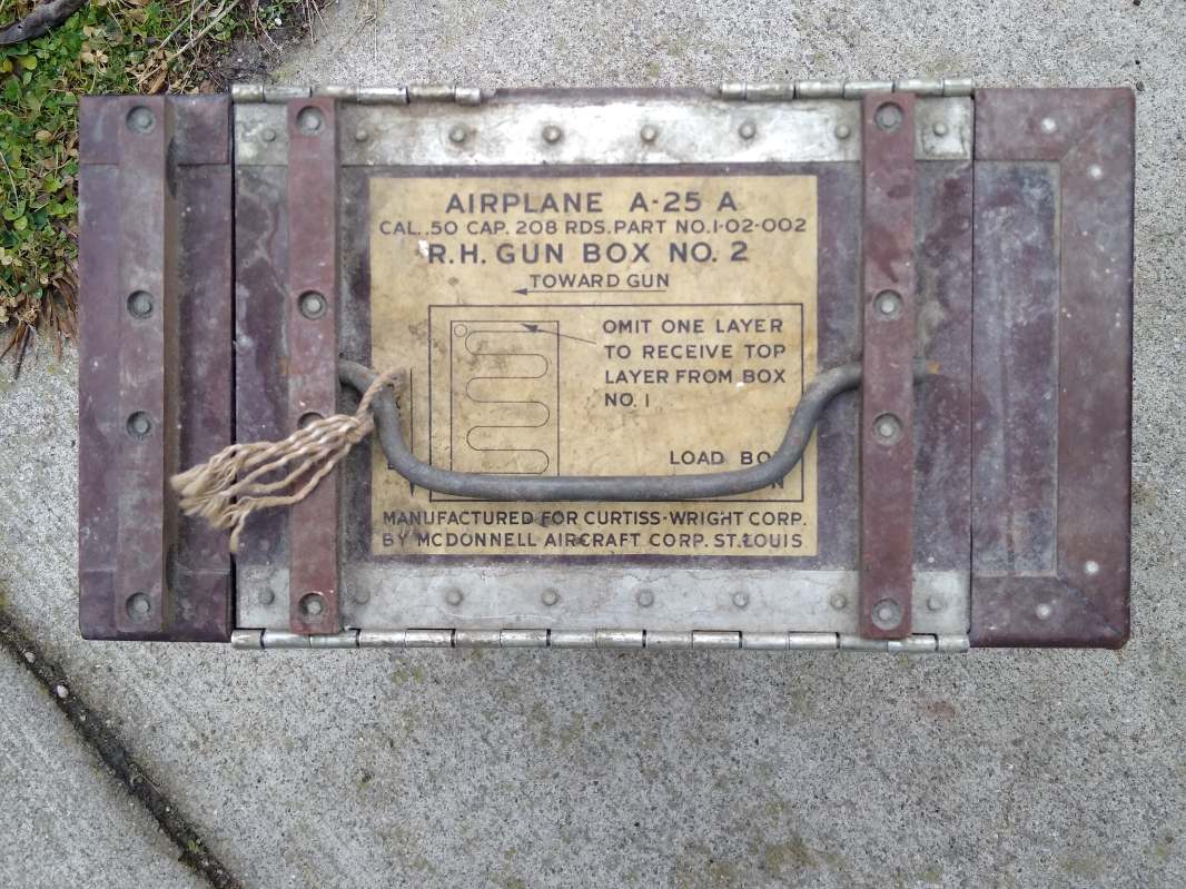 Early WW2 .50 cal ammo box's - MILITARY AIRCRAFT & AVIATION - U.S ...