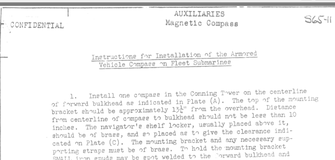 Compass for M4 Sherman & M36 Tank Destroyer - MILITARY VEHICLES - U.S ...