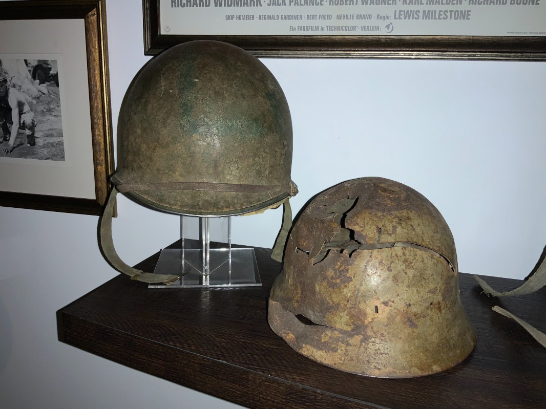 Post your US battle damaged helmets and battle damaged bring back items ...