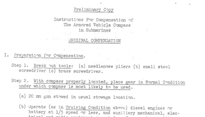 Compass for M4 Sherman & M36 Tank Destroyer - MILITARY VEHICLES - U.S ...