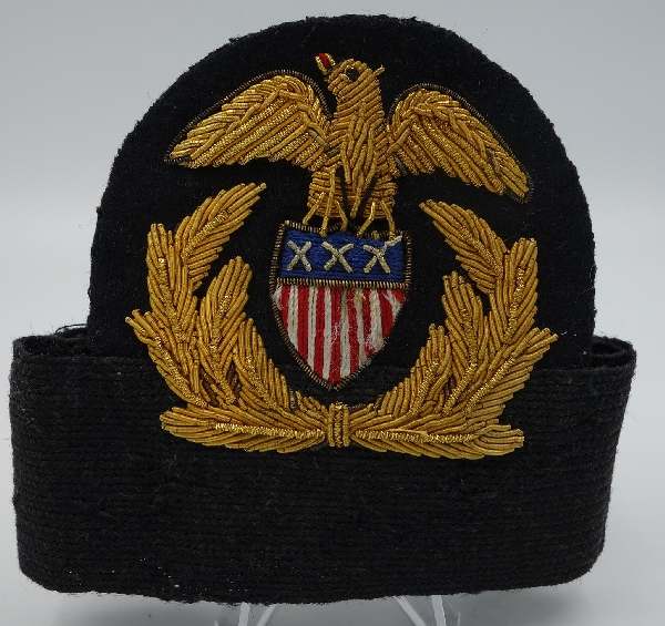 Unknown possibly USMS officer cap badge - NAVY, MARINE CORPS, COAST ...