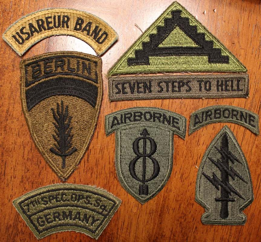 Patch Tabs - Page 37 - ARMY AND USAAF - U.S. Militaria Forum