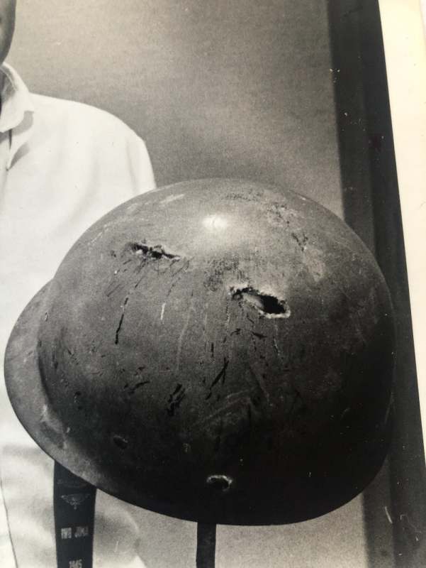 Post your US battle damaged helmets and battle damaged bring back items ...