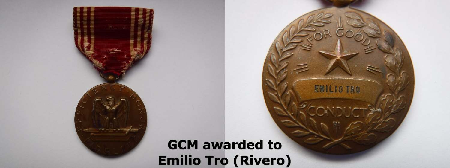 Good Conduct Medal Awarded to Cuban Revolutionary Leader - MEDALS ...
