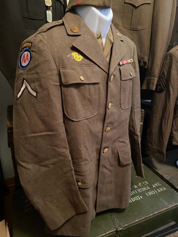 CBI “Airborne” Anti Aircraft Battalion Service Coat - UNIFORMS - U.S ...