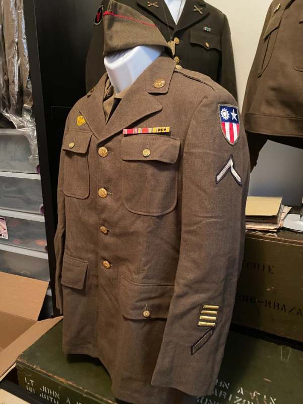 CBI “Airborne” Anti Aircraft Battalion Service Coat - UNIFORMS - U.S ...