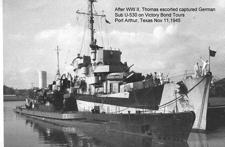 USS Thomas Rams & Sinks U-Boat 1944 - MILITARY SHIPS AND VESSELS - U.S ...