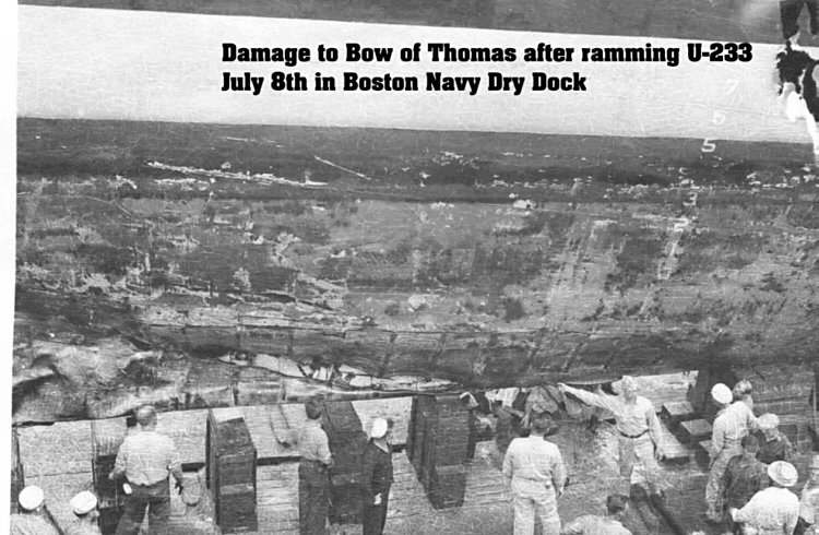 USS Thomas Rams & Sinks U-Boat 1944 - MILITARY SHIPS AND VESSELS - U.S ...