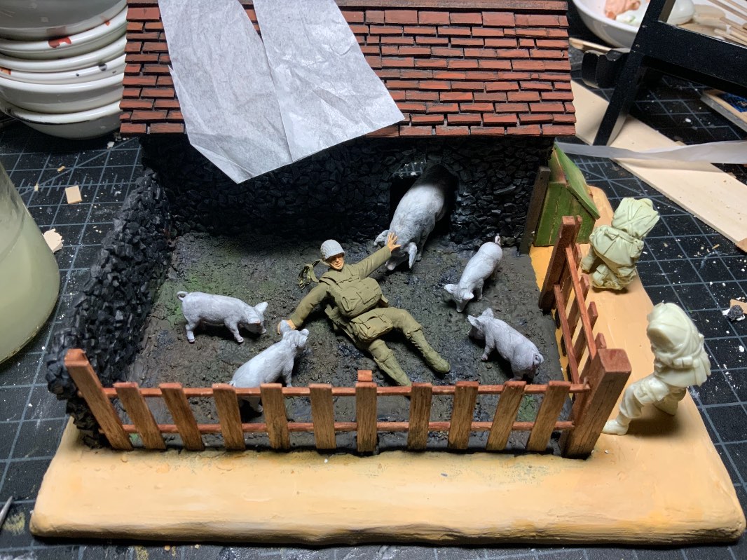 1/35 scale Paratrooper in a pig sty. - MODELING - U.S. Militaria Forum