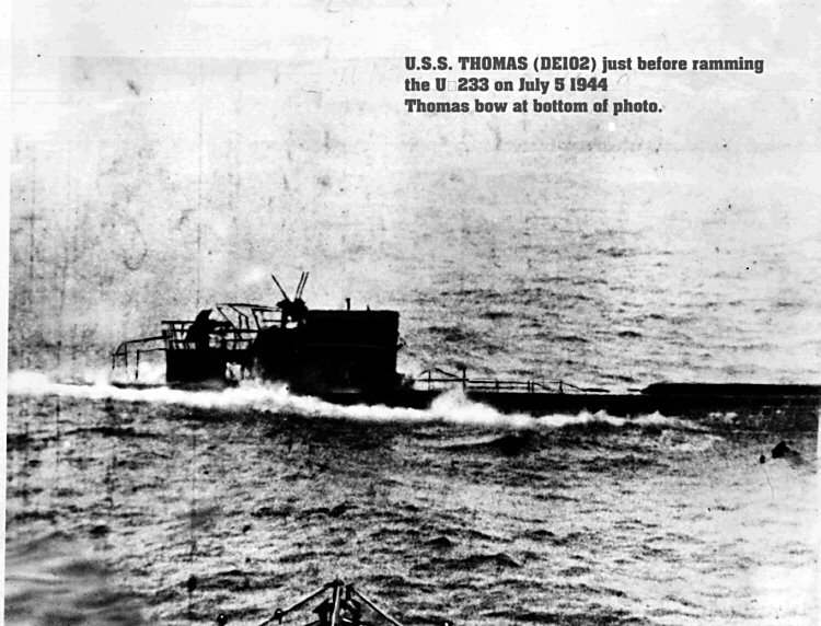 USS Thomas Rams & Sinks U-Boat 1944 - MILITARY SHIPS AND VESSELS - U.S ...