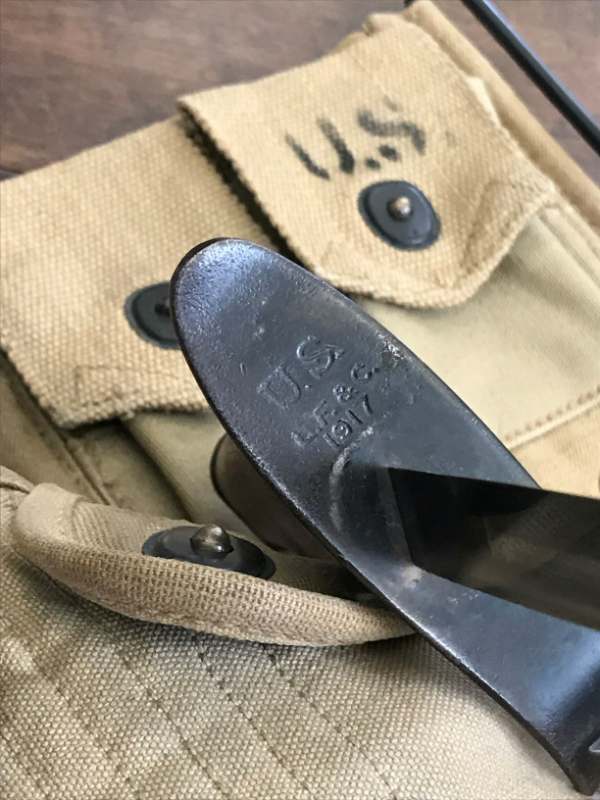 M1917/18 LF&C trench knife "ALL metal/steel" scabbard??? - EDGED ...