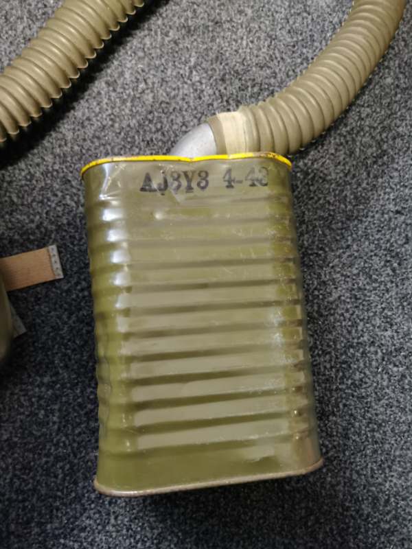 Yellow-top Gas Mask Filter - FIELD & PERSONAL GEAR SECTION - U.S ...