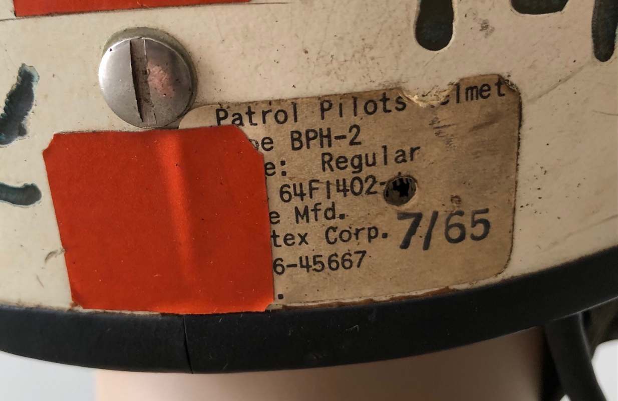 US Navy type BPH-2 helmet / Vietnam era - FLYING HELMETS AND ...