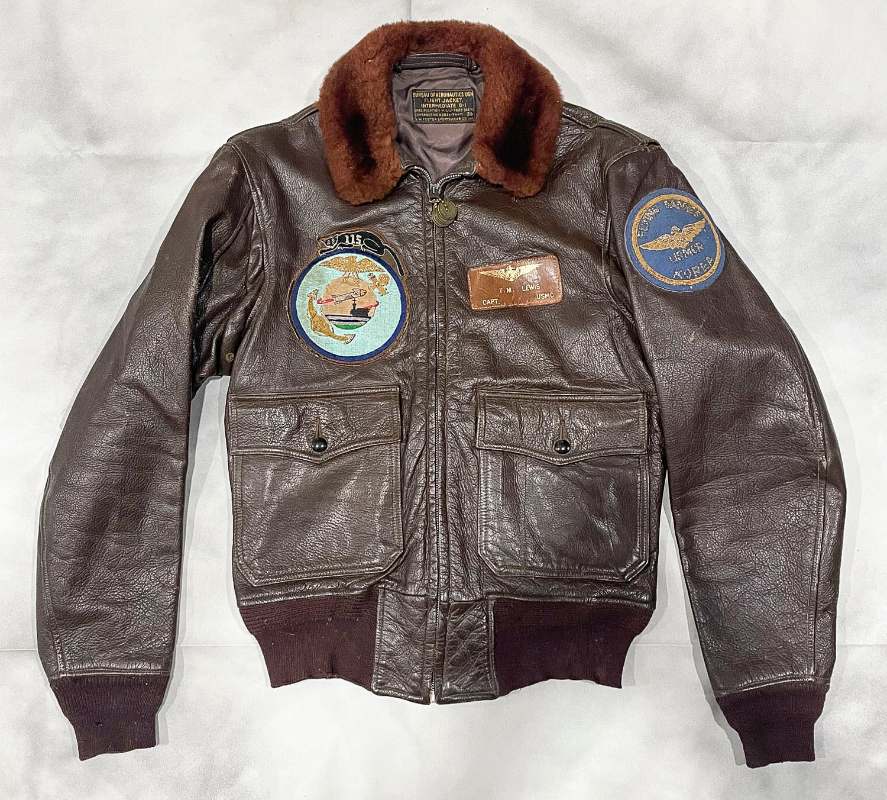 Korean War USMC Fighter Pilot's Flight Jacket - FLIGHT CLOTHING - U.S ...