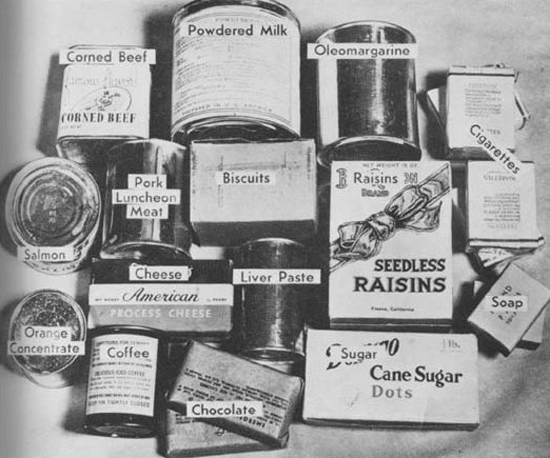 American Red Cross POW Food Package - WOMEN'S SERVICES - U.S. Militaria ...