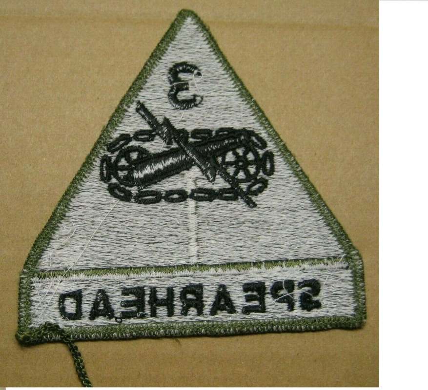Subdued Armored Patch Questions - ARMY AND USAAF - U.S. Militaria Forum