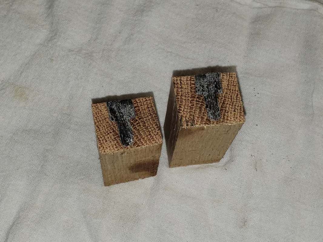 Poured lead "rivet" in Ek knife handle - EDGED WEAPONS - U.S. Militaria ...